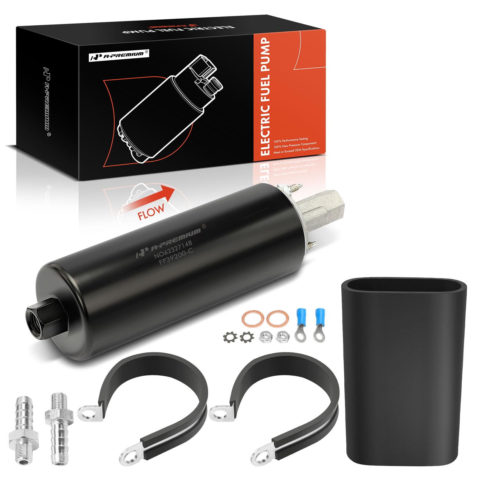 Amazon.com: A-Premium Universal External Pump 255LPH High Pressure ...