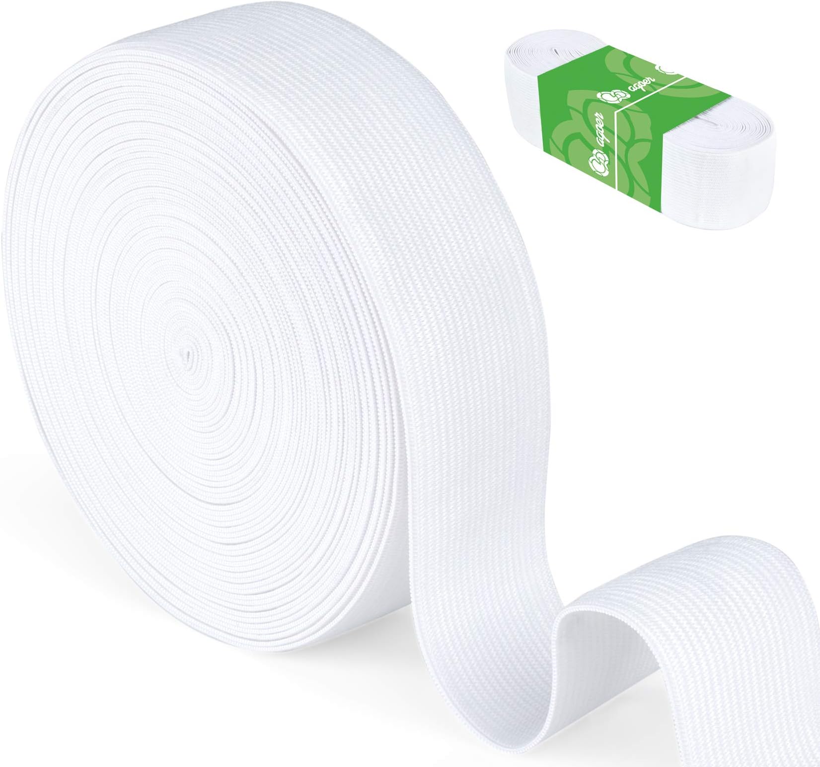 Agoer Gummiband 30mm Breit Weiß Schwarz - 2 Stück 12 Meter (13 Yards ...