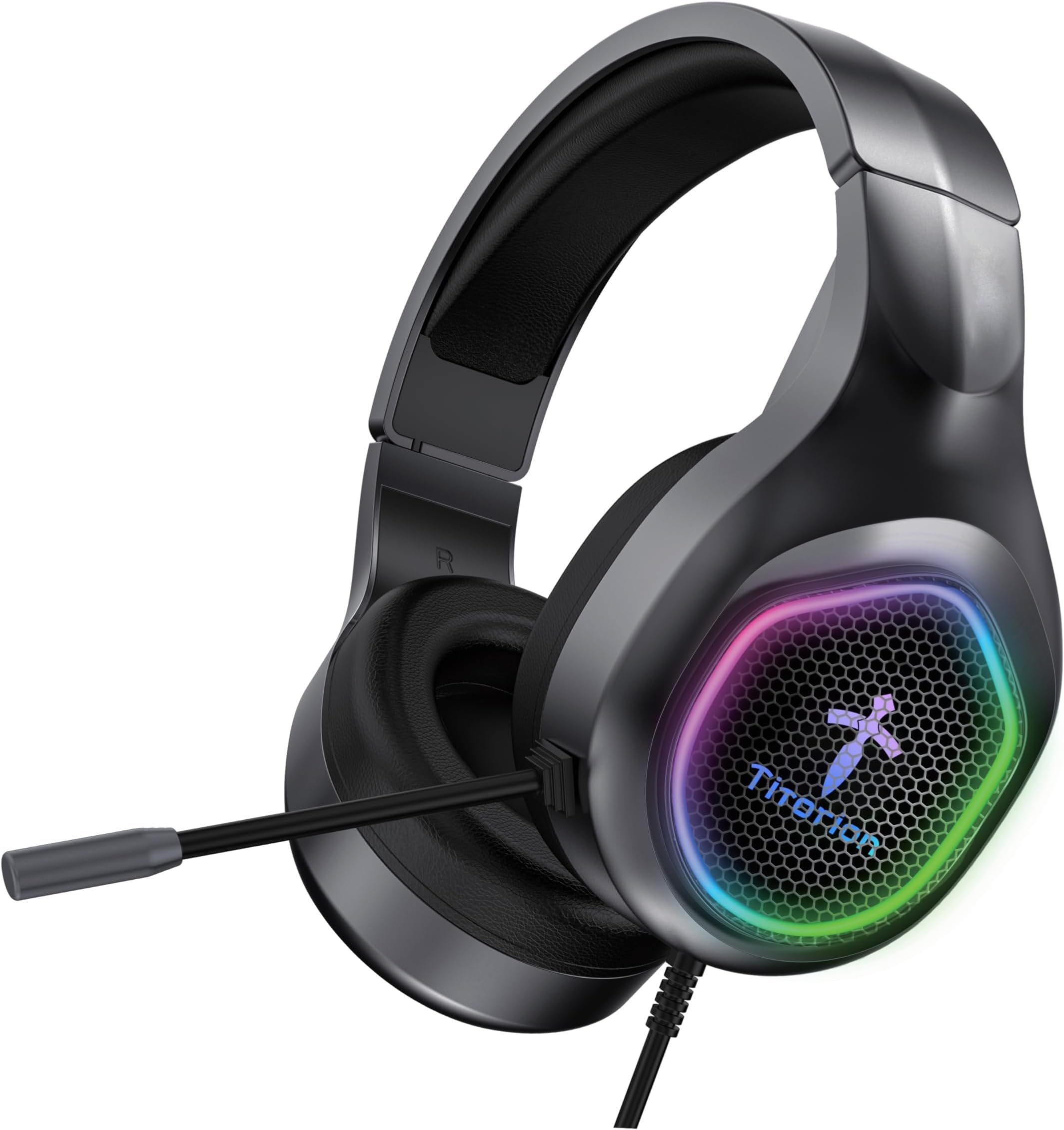 Fone De Ouvido Headset Gamer Rgb Led Pc Computador Vídeogame | Amazon ...