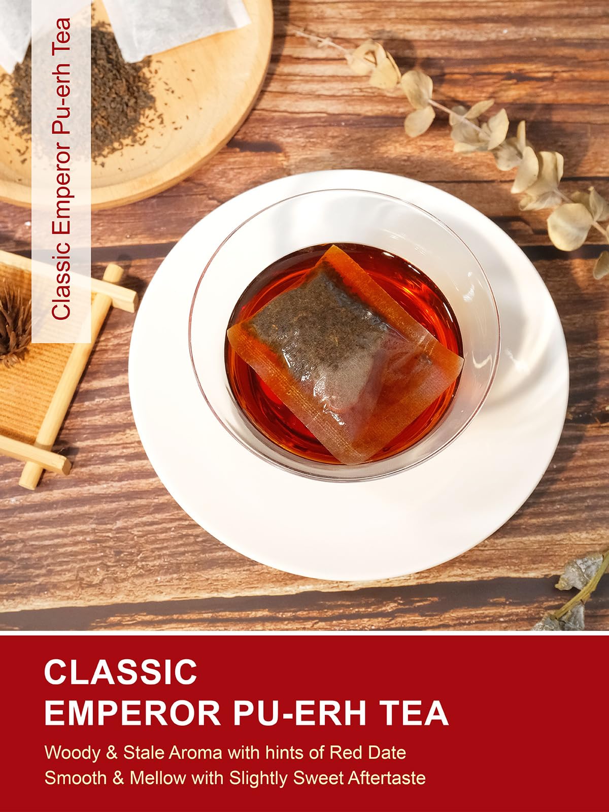 Snapklik.com : Pu-erh Tea Bags, Emperor Puerh Tea, Fermented Yunnan ...