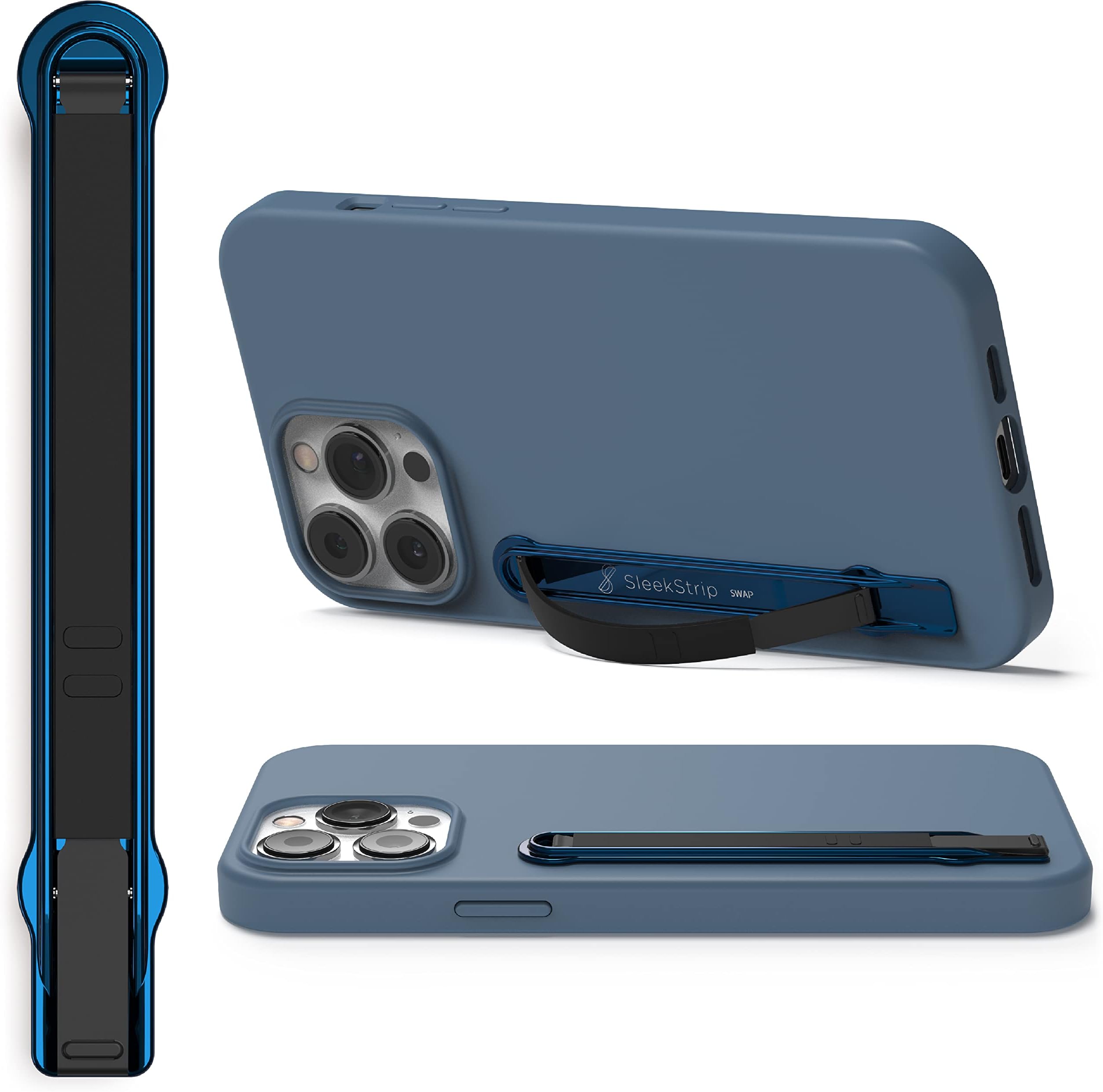 Amazon.com: SleekStrip Phone Stand & Phone Grip - Ultra Thin ...