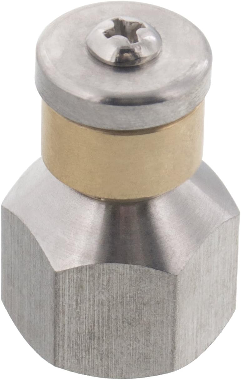 Amazon.com: Erie Tools Rotating 1/8" Drain Cleaning Nozzle 3.5 Orifice ...