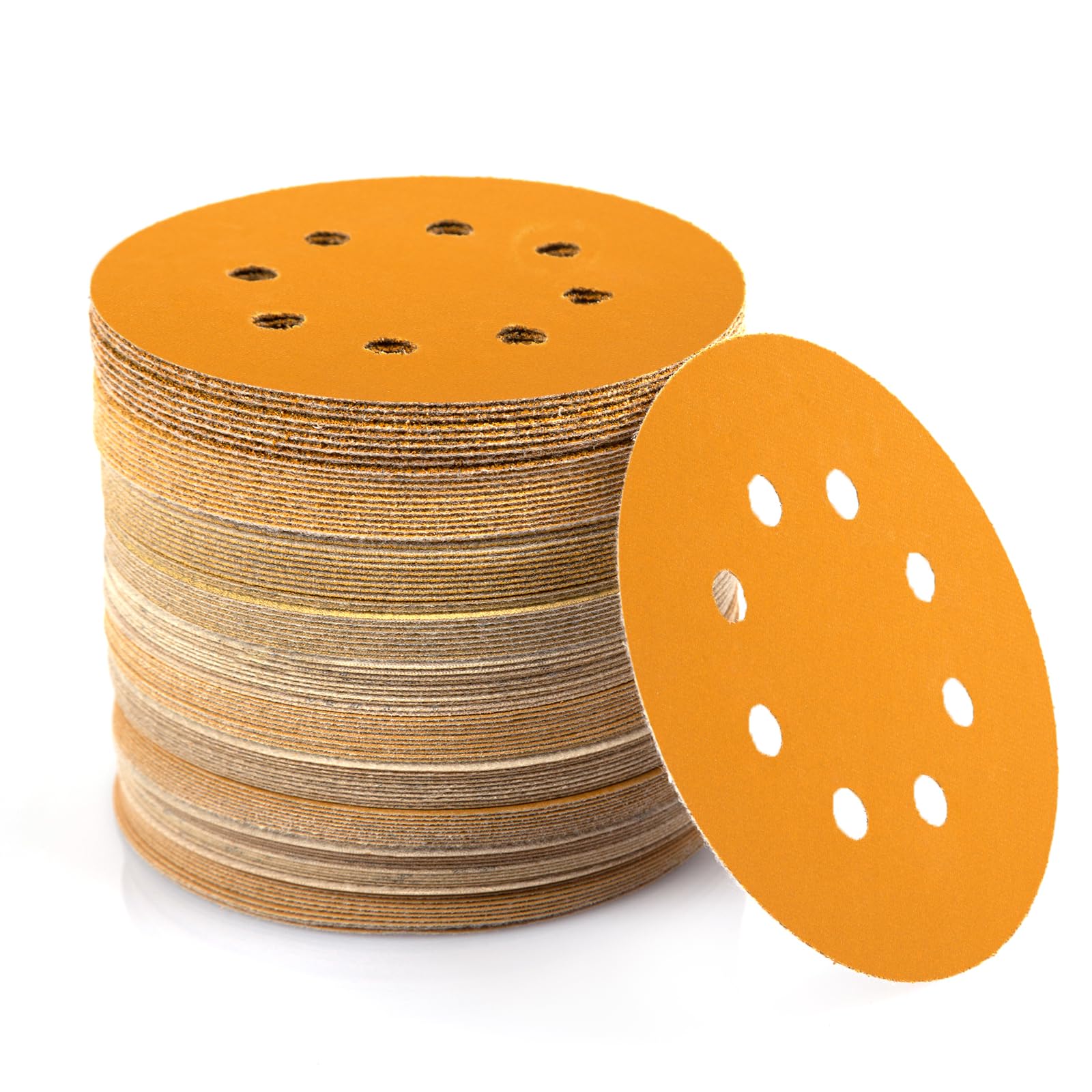 Snapklik.com : 100 Pcs 5 Inch Sanding Discs Hook And Loop Sanding Discs ...