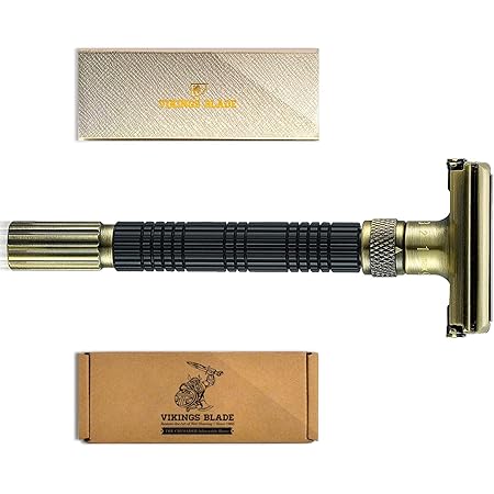 Amazon.com: VIKINGS BLADE The Chieftain Double Edge Safety Razor ...