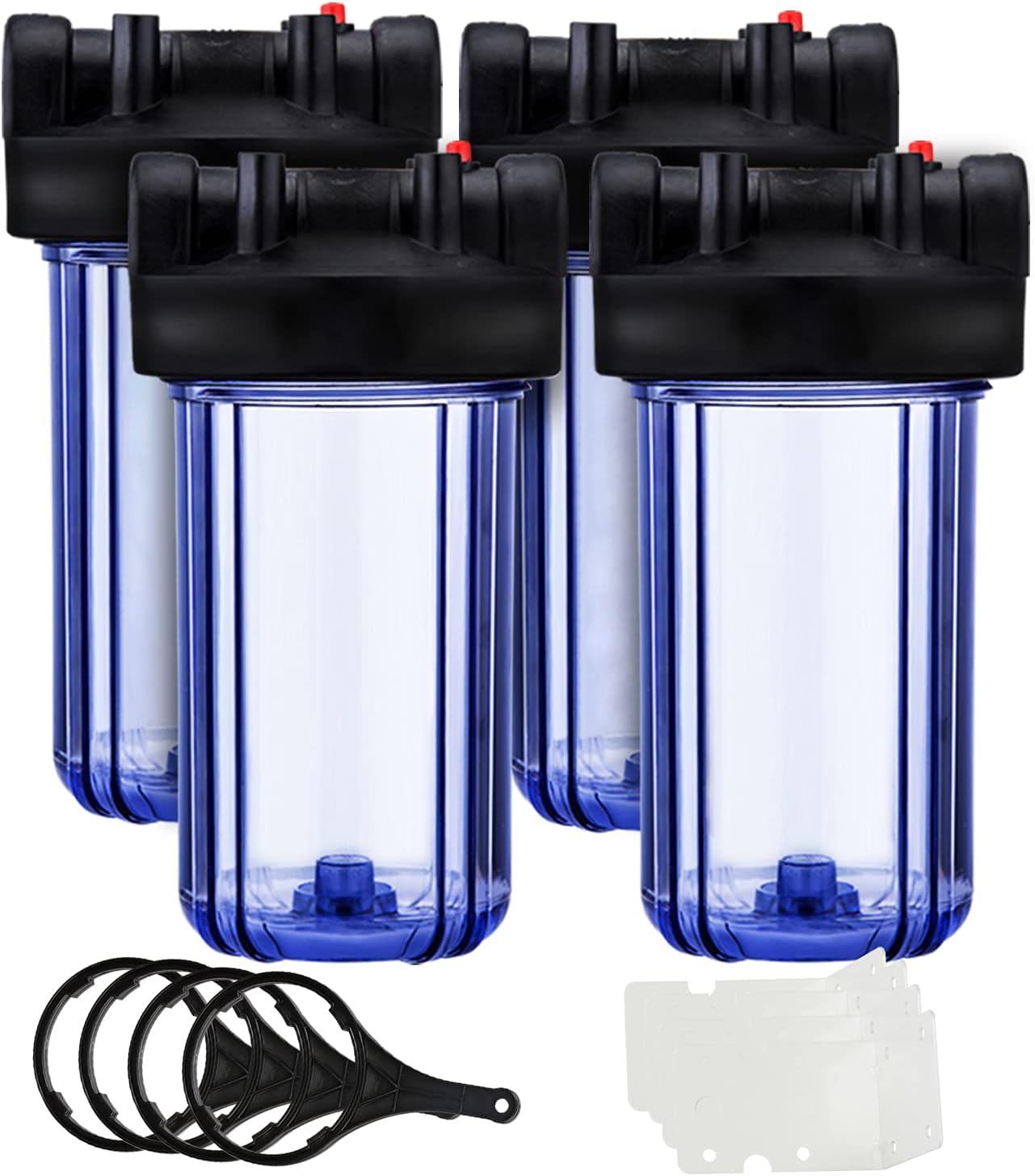 Amazon.com: iSpring HC16FP15X1 Whole Transparent Water Filter Housing ...