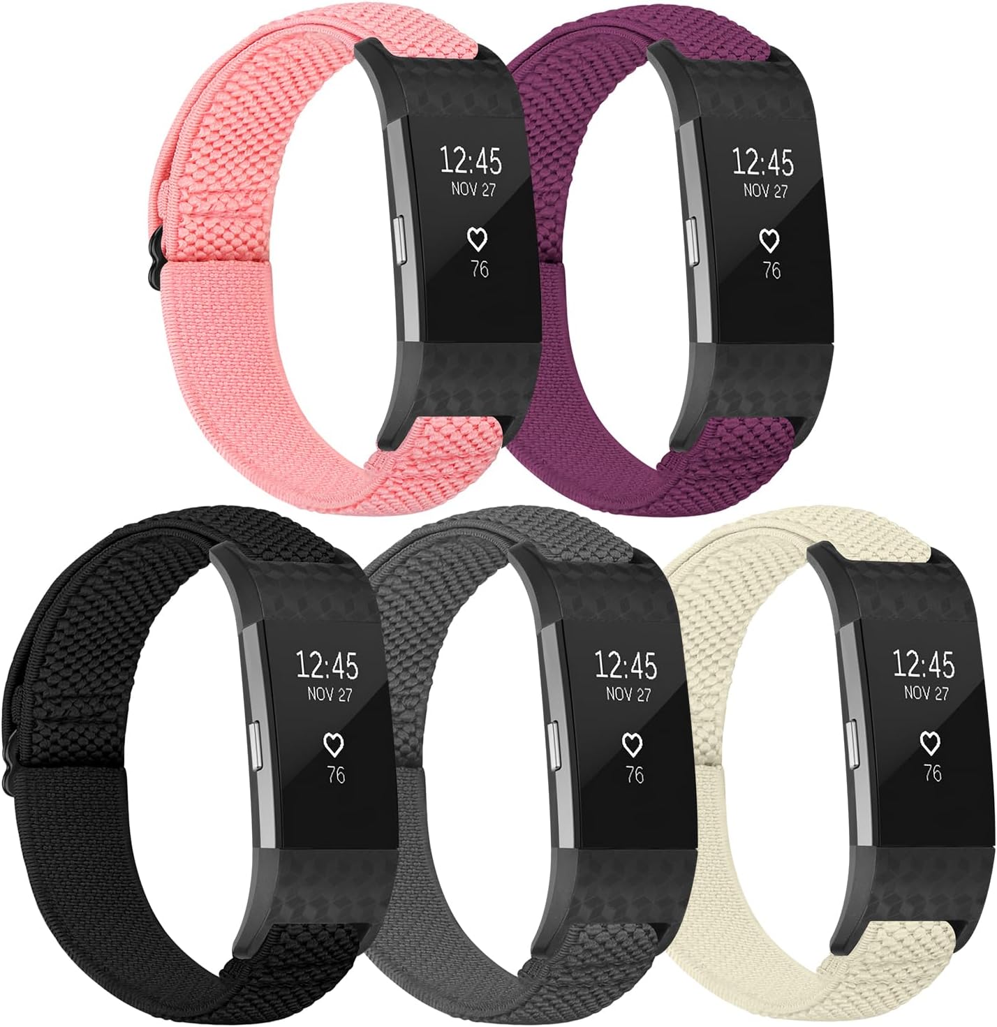 Amazon.com: Maledan Bands Replacement Compatible with Fitbit Charge 2 ...