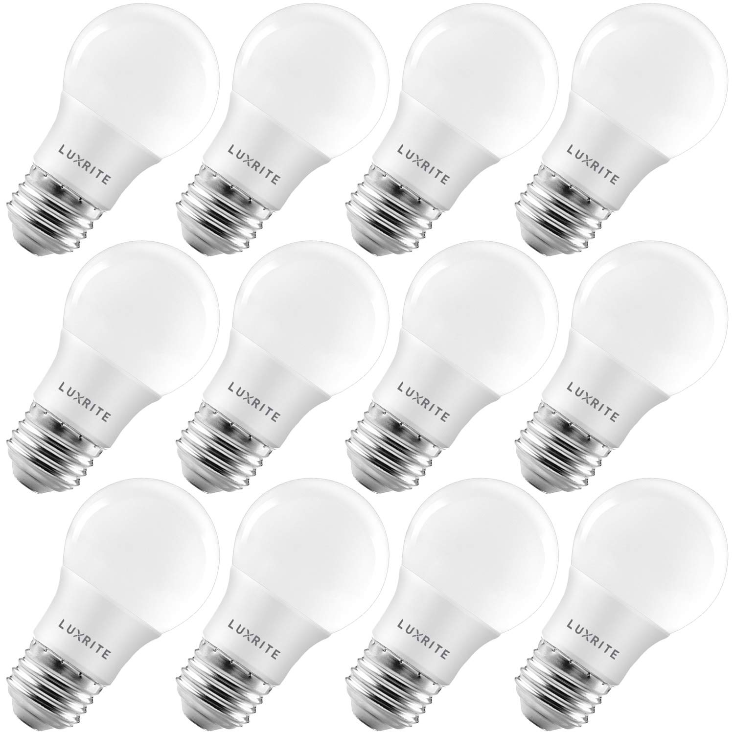 LUXRITE A15 LED Bulb 40W Equivalent, 7W, 4000K (Cool White), 600 Lumens ...