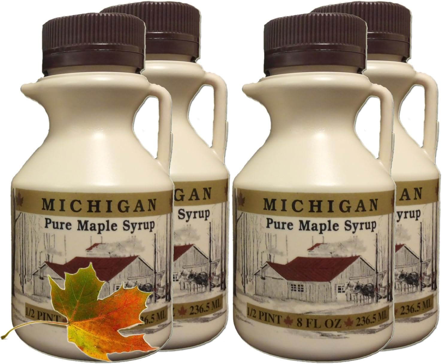 Amazon.com : Traverse Bay Farms 100% Maple Syrup from Michigan (4 ...