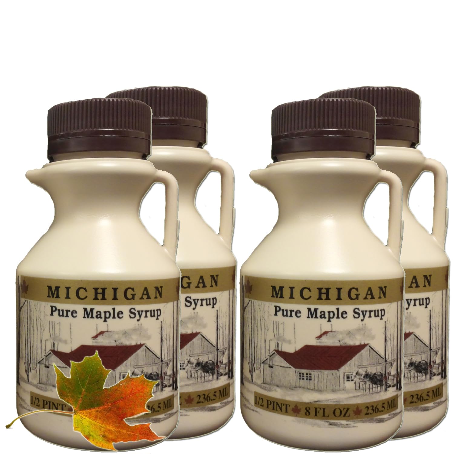 Amazon.com : Traverse Bay Farms 100% Maple Syrup from Michigan (4 ...