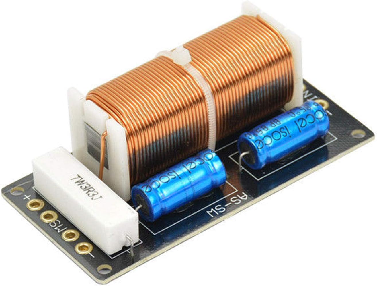 300W 4-8Ω Bass Crossover Passive Subwoofer Audio Speaker Frequency ...