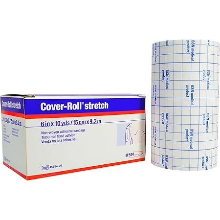 Amazon.com: Cover-Roll Stretch 4" x 10 Yards Non-Woven Adhesive Bandage ...