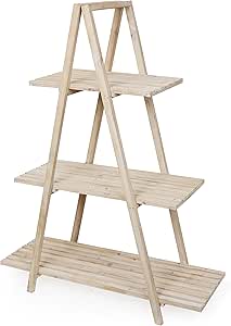 Amazon.com: Alpine Corporation MBB168 Modern Wooden 3 Tier Triangular ...