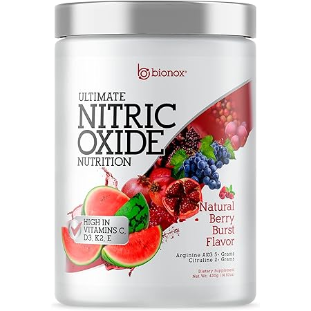 Amazon.com: Nature's Pure Blend Nitric Oxide Supplement L-Arginine ...