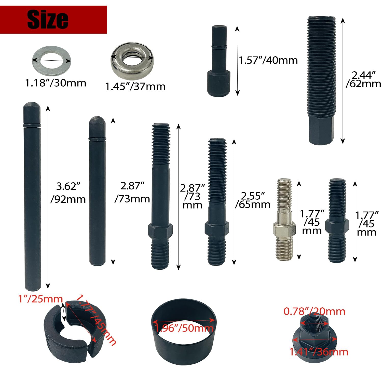 Snapklik.com : Power Steering Pulley Puller And Installer Kit ...
