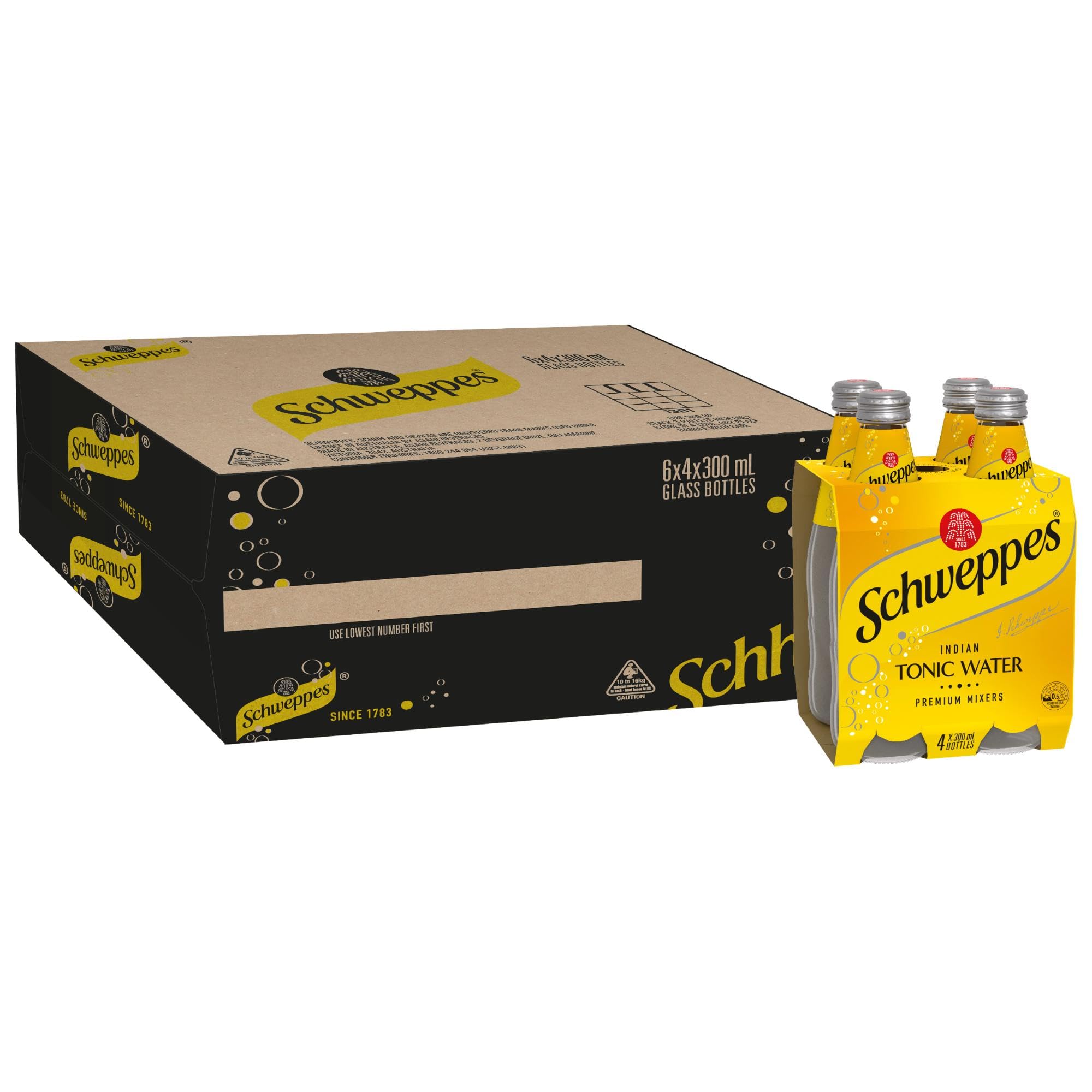 Schweppes Tonic Water, 4 x 300 ml (Pack of 6) : Amazon.com.au: Pantry ...