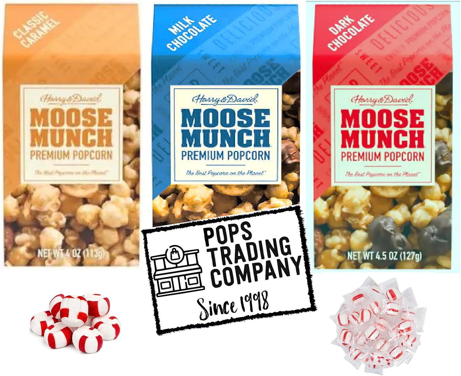 Amazon.com: Harry and David Moose Munch Premium Popcorn 14 Oz! Classic ...