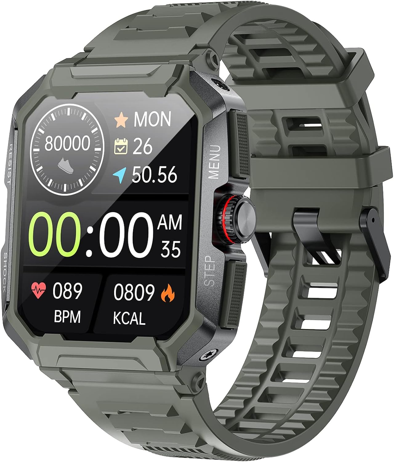 Amazon.com: WalkerFit M2 Ultra Military Smart Watch for Android ...