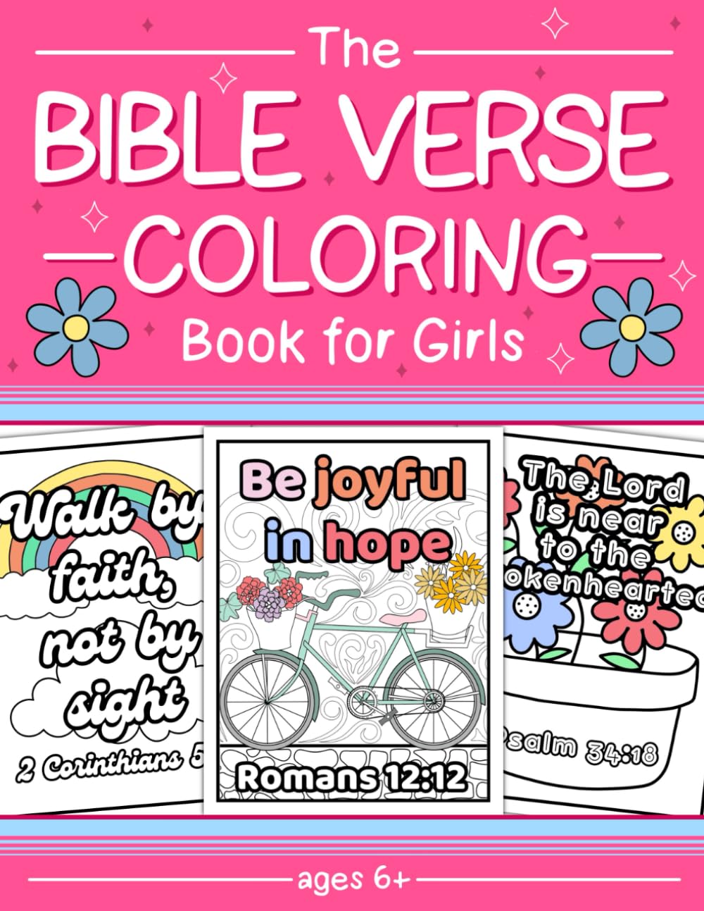 Bible Verse Coloring Book for Girls: Inspiring Bible Verses to Color ...