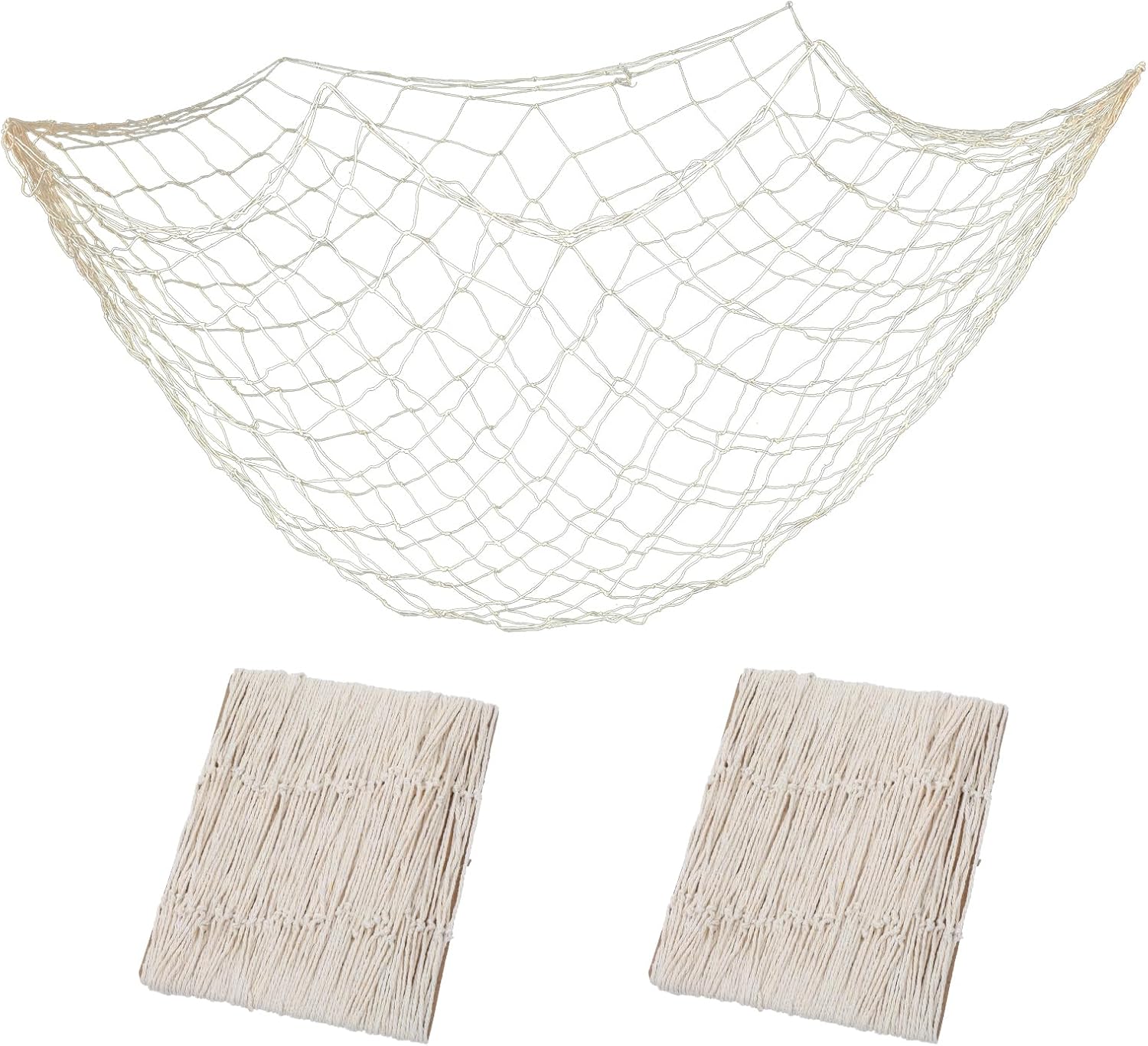 Amazon.com: 2 Pcs Fish Net Decorations, Ocean Themed Party Decor Beach ...