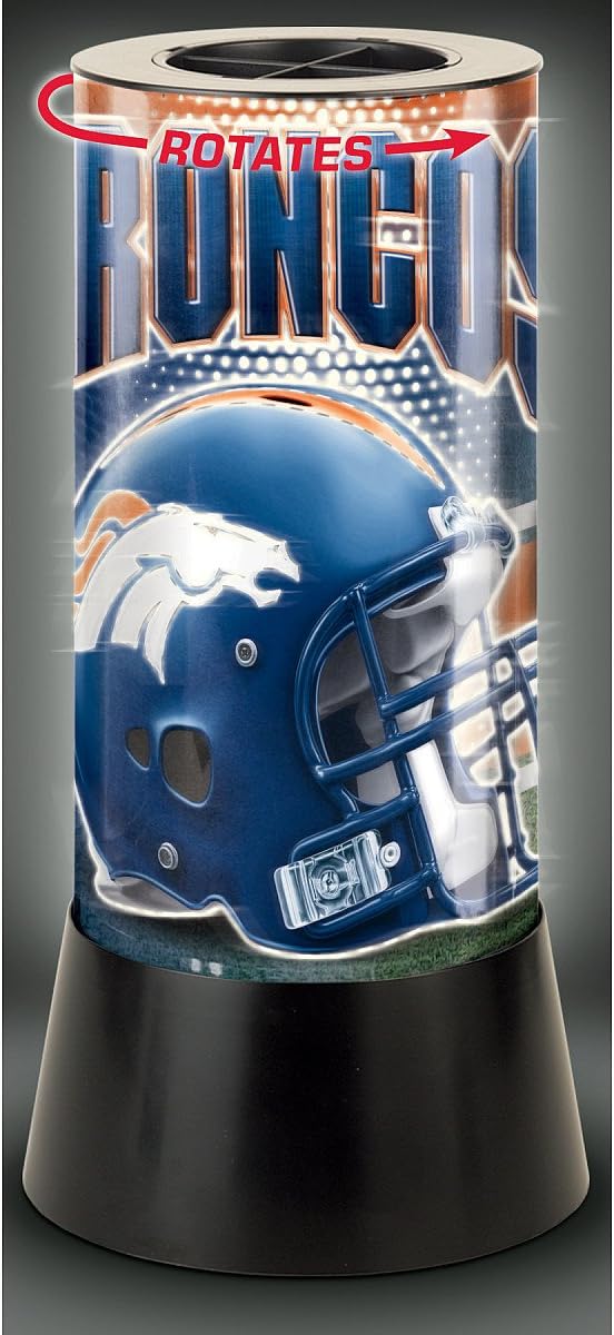 Amazon.com : Wincraft Denver Broncos Rotating Lamp : Sports Fan ...