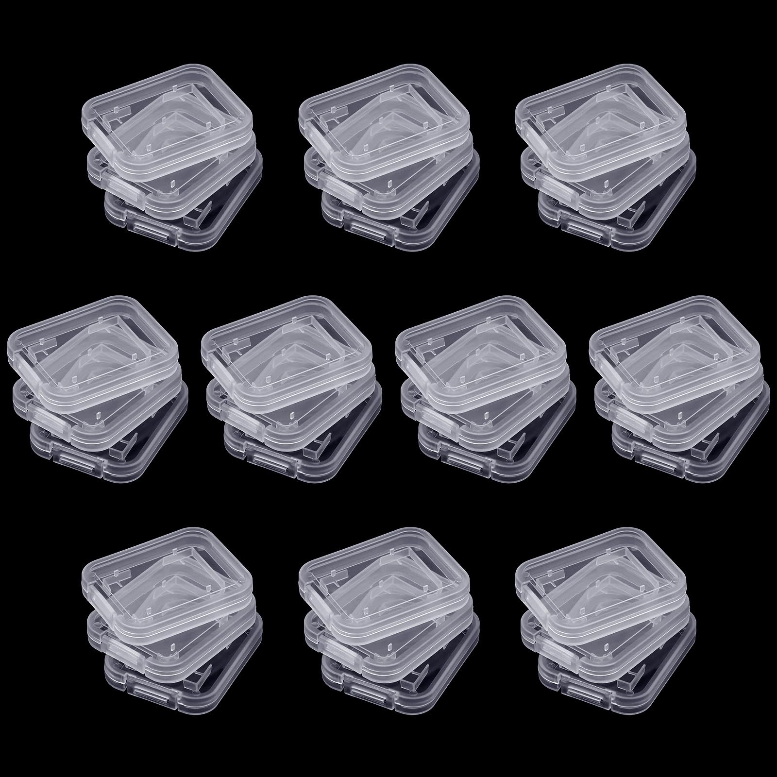 5-slot SD CF XD MMC Card Storage Box Transparent 5-Slot Memory Card ...