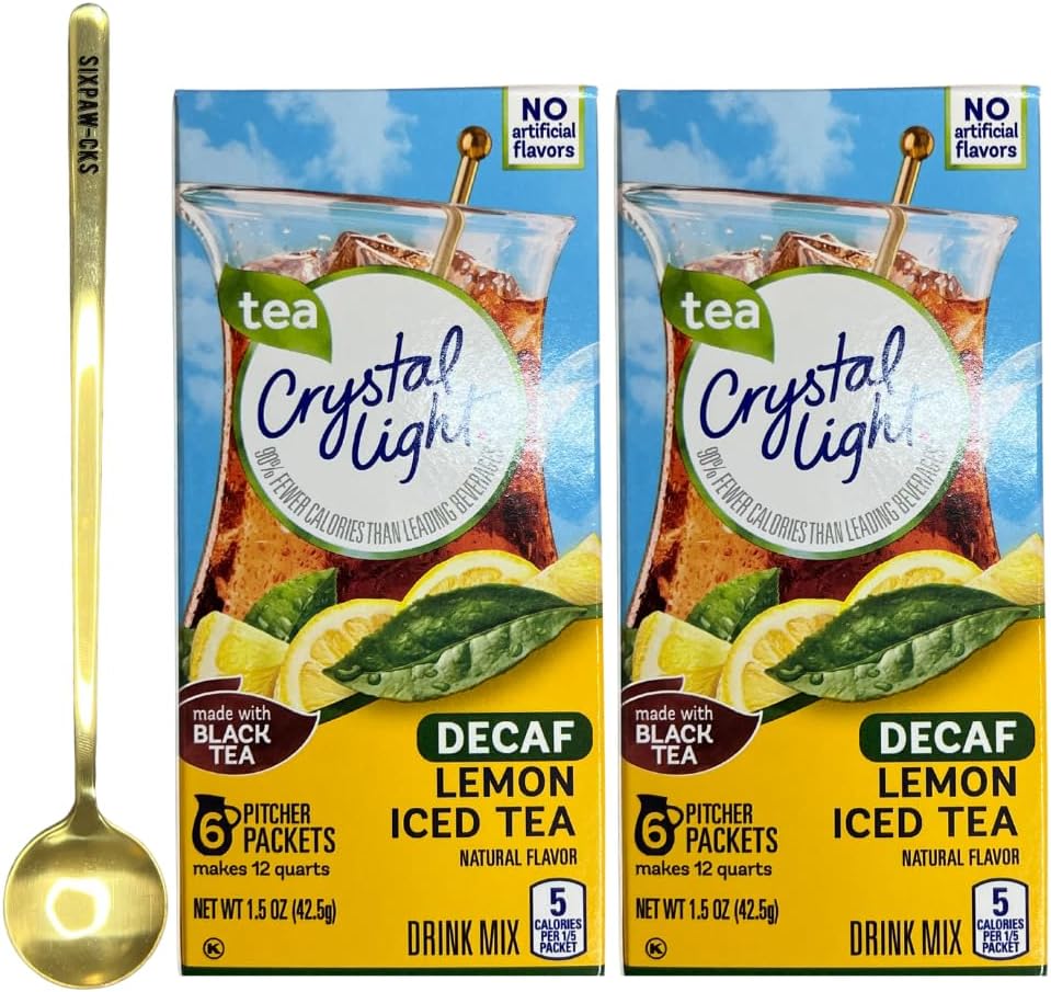 Amazon.com : Crystal Light Sugar-Free Decaffeinated Lemon Iced Tea ...
