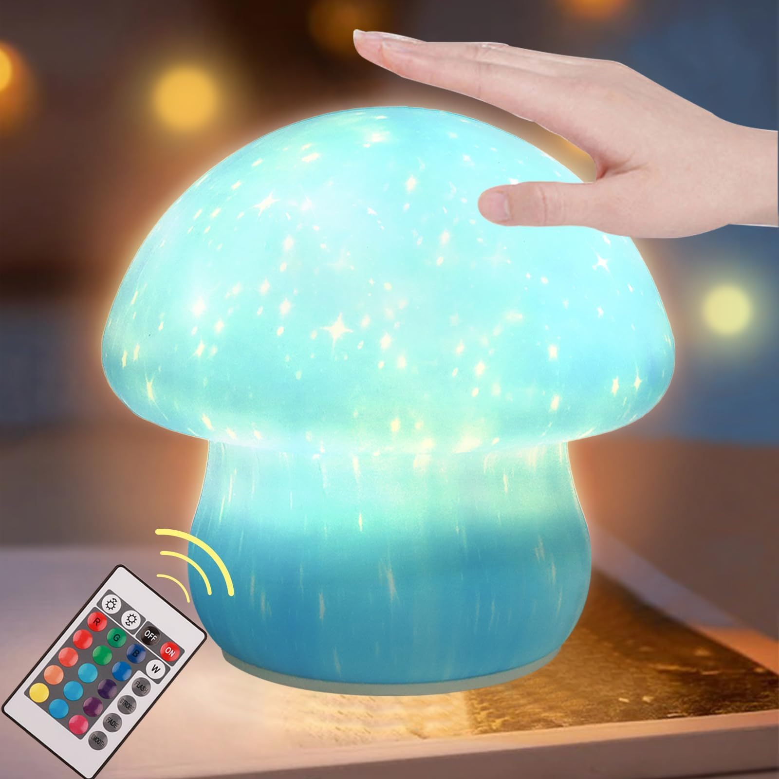 Amazon.com: TornadoZ 12 Pcs LED Night Light Lamp 7-Color Changing Magic ...