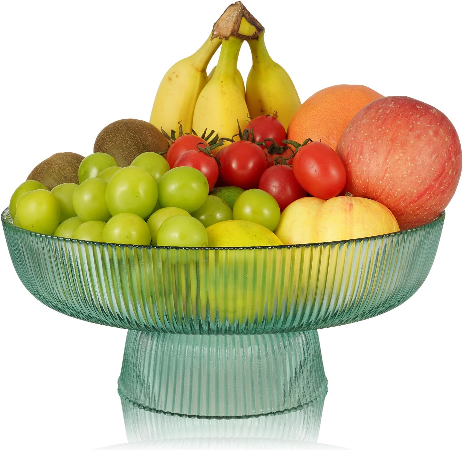Amazon.com: Glass Fruit Bowl, Decorative Bowl Vintage Fruit Bowl for ...