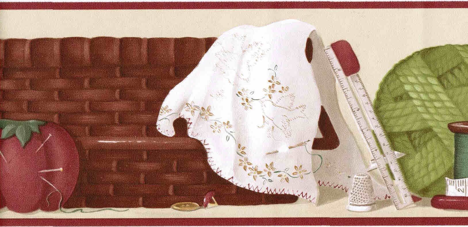 Sherwin Williams Wallpaper Border Sewing Theme Sherwin Williams