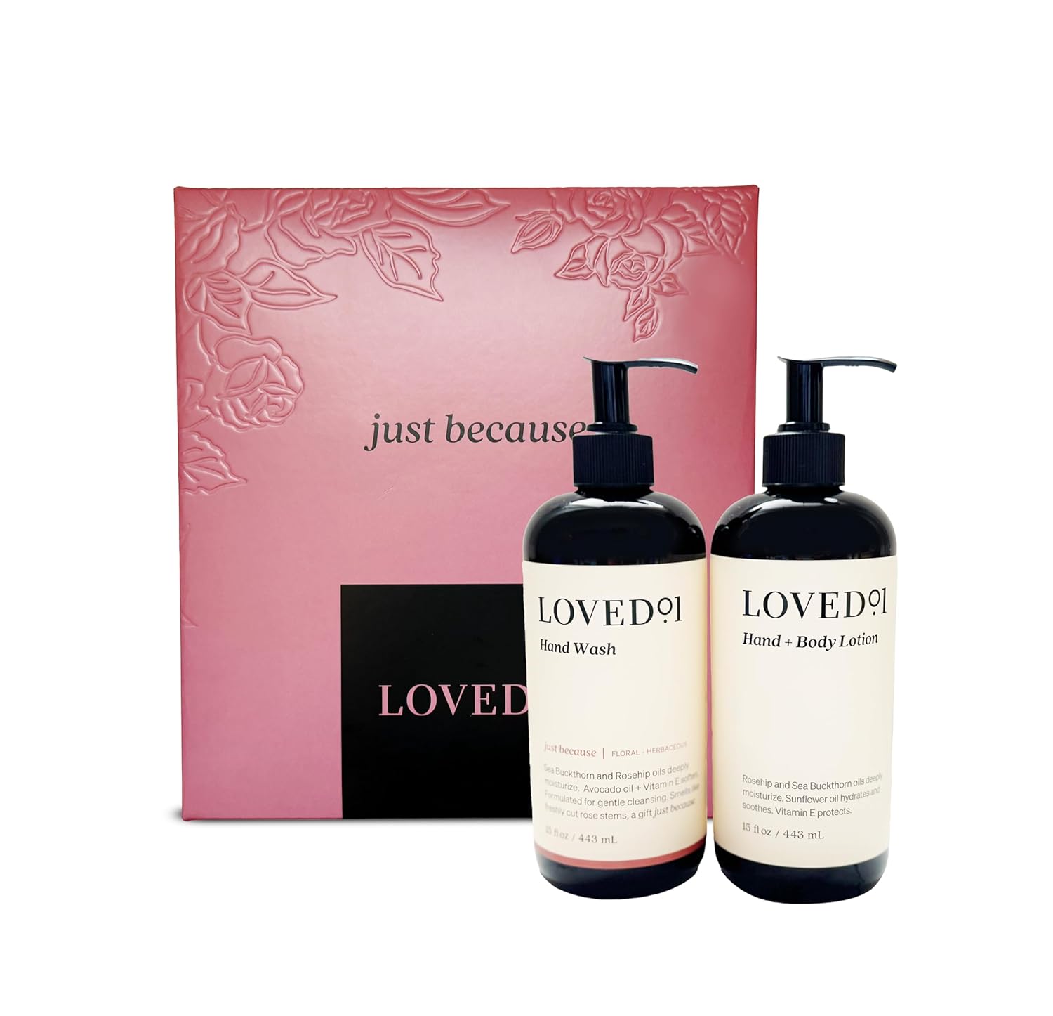 Amazon.com : Loved01 "Just Because Hand Care Duo, Cleansing ...