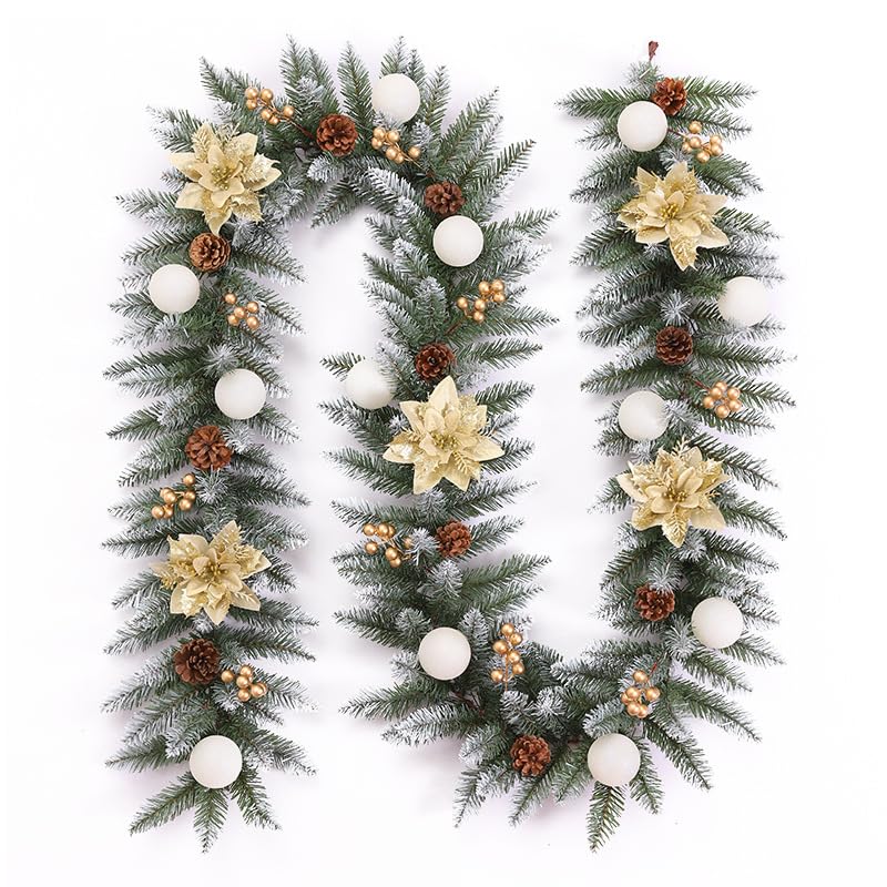 Snapklik.com : Getanye 9 Ft Christmas Garland