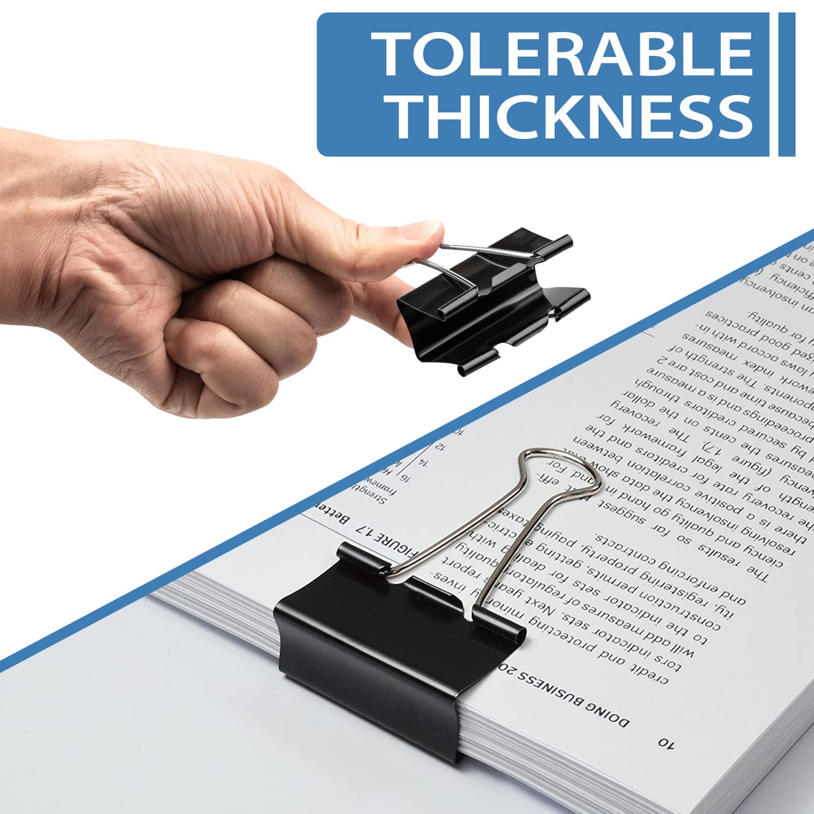 Snapklik.com : 12PCS 2 Inch Extra Large Binder Clips, Big Binder Paper ...