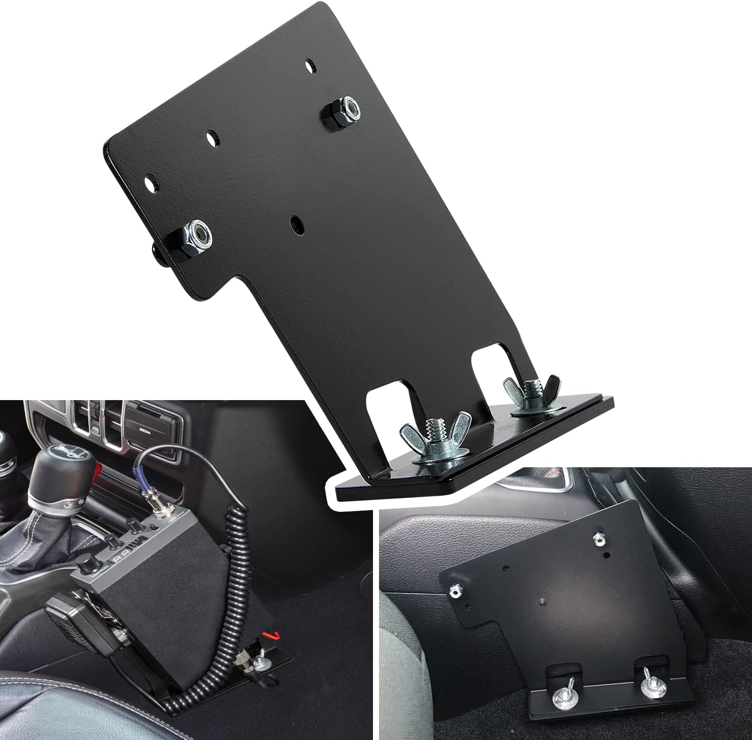 Amazon.com: LAIKOU Universal CB Radio Mount Passenger Side Mobile ...