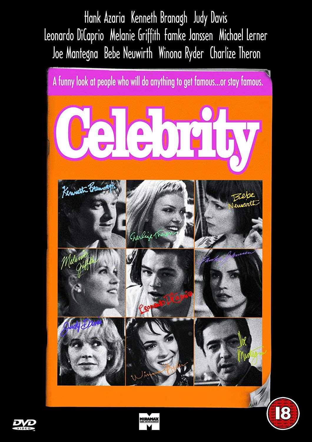 Celebrity [DVD]: Amazon.co.uk: Kenneth Branagh, Hank Azaria, Judy Davis ...