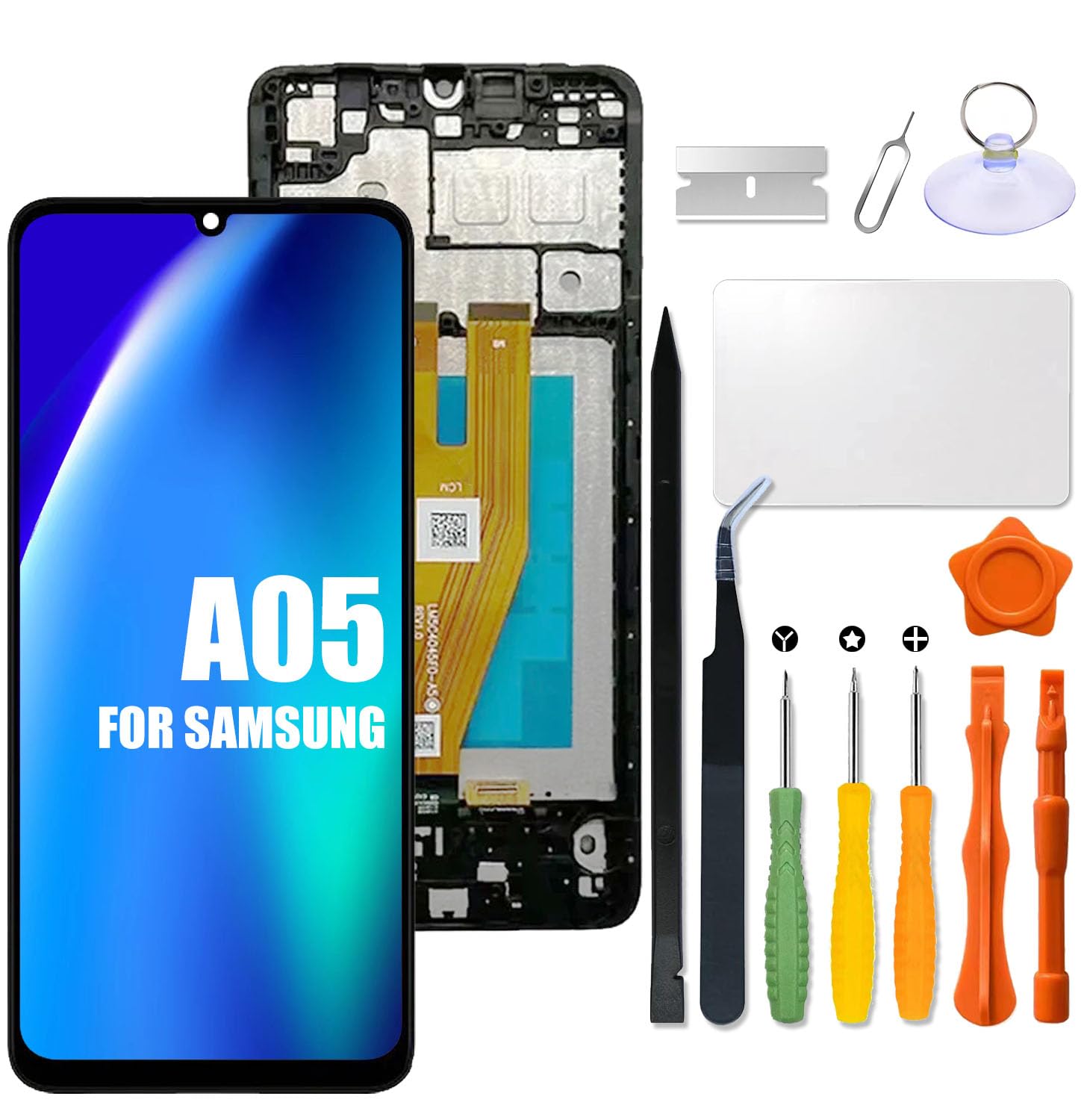 Hwszyss Replacement For Samsung Galaxy A05 Lcd Screen With Frame ...