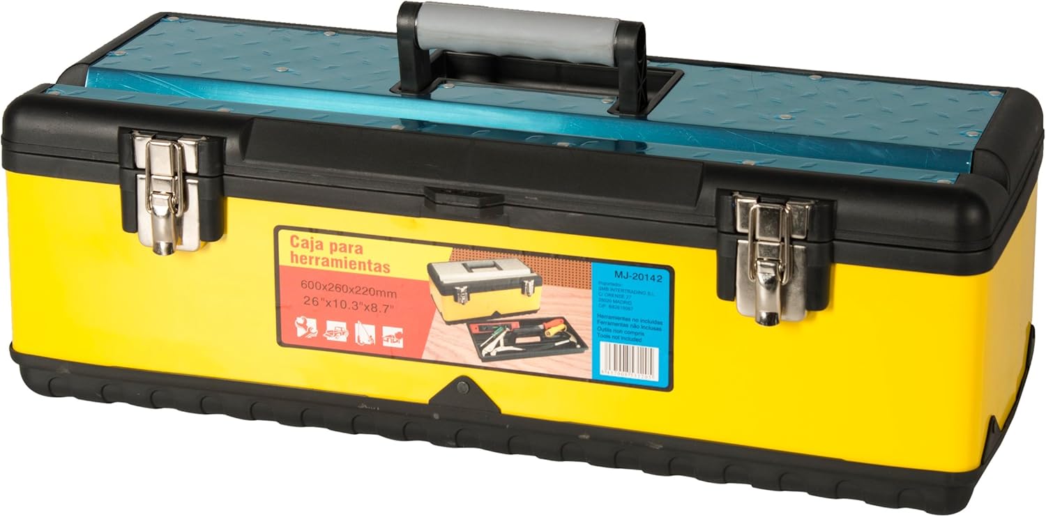 Prowin - MJ20142 - Large Reinforced Tool Box : Amazon.co.uk: DIY & Tools