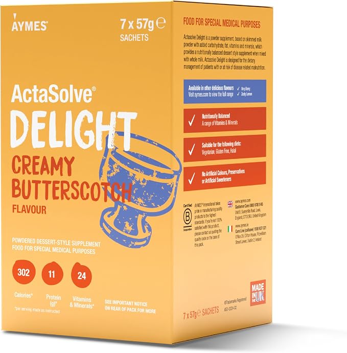AYMES - ActaSolve Delight - 7 Servings - Dessert-Style Nutritional ...