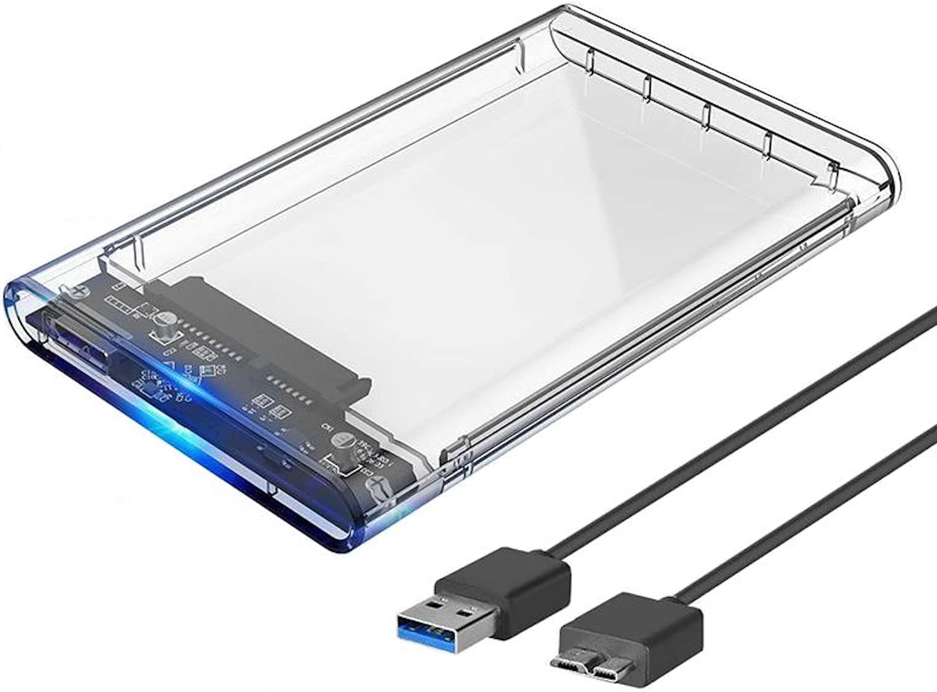 Multibao 2.5" Hard Drive Enclosure SATA HDD/SSD Caddy Case To USB 3.0 ...