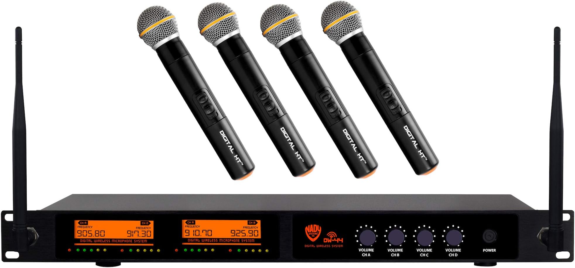 Amazon.com: Nady DW-44 | Digital Wireless Handheld Microphone System ...
