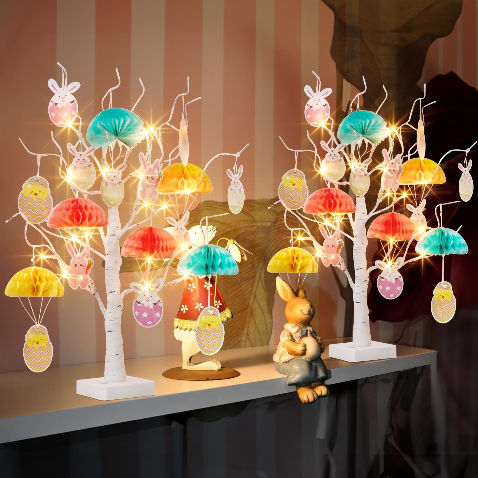 Snapklik.com : Vanthylit 2PK Easter Decorations, 24 Inch Lighted Easter ...