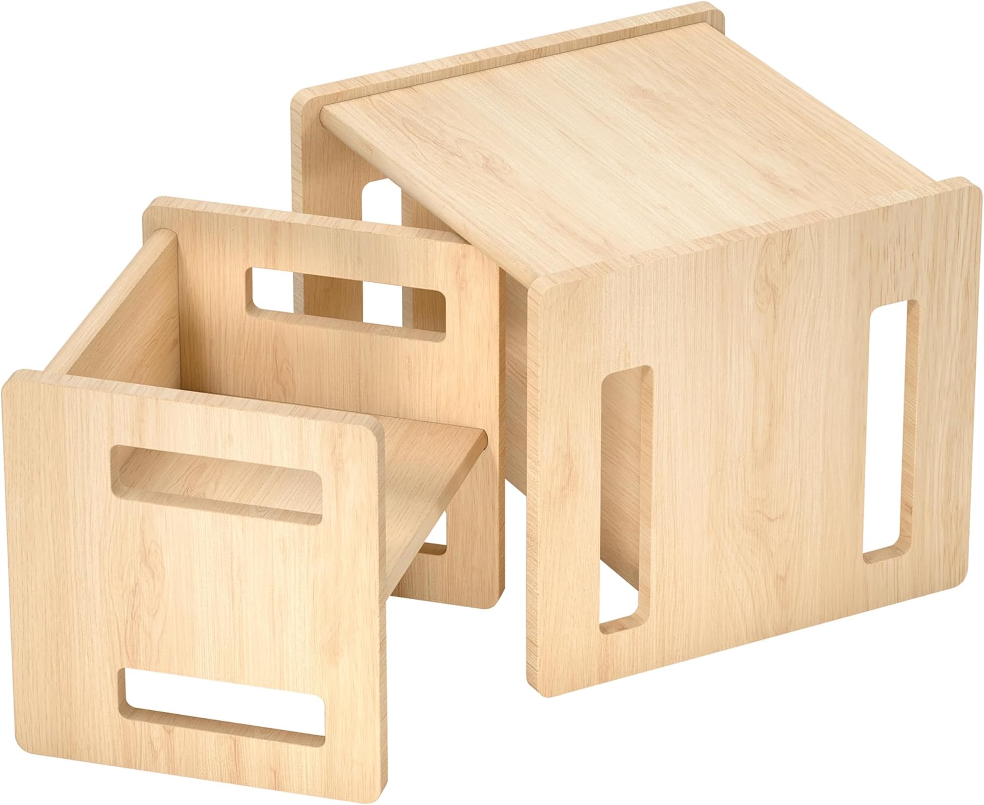 Amazon.com: GKOKG Montessori Weaning Table and Chair Set - Wood Weaning ...