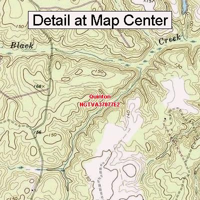 Amazon.com : USGS Topographic Quadrangle Map - Quinton, Virginia ...