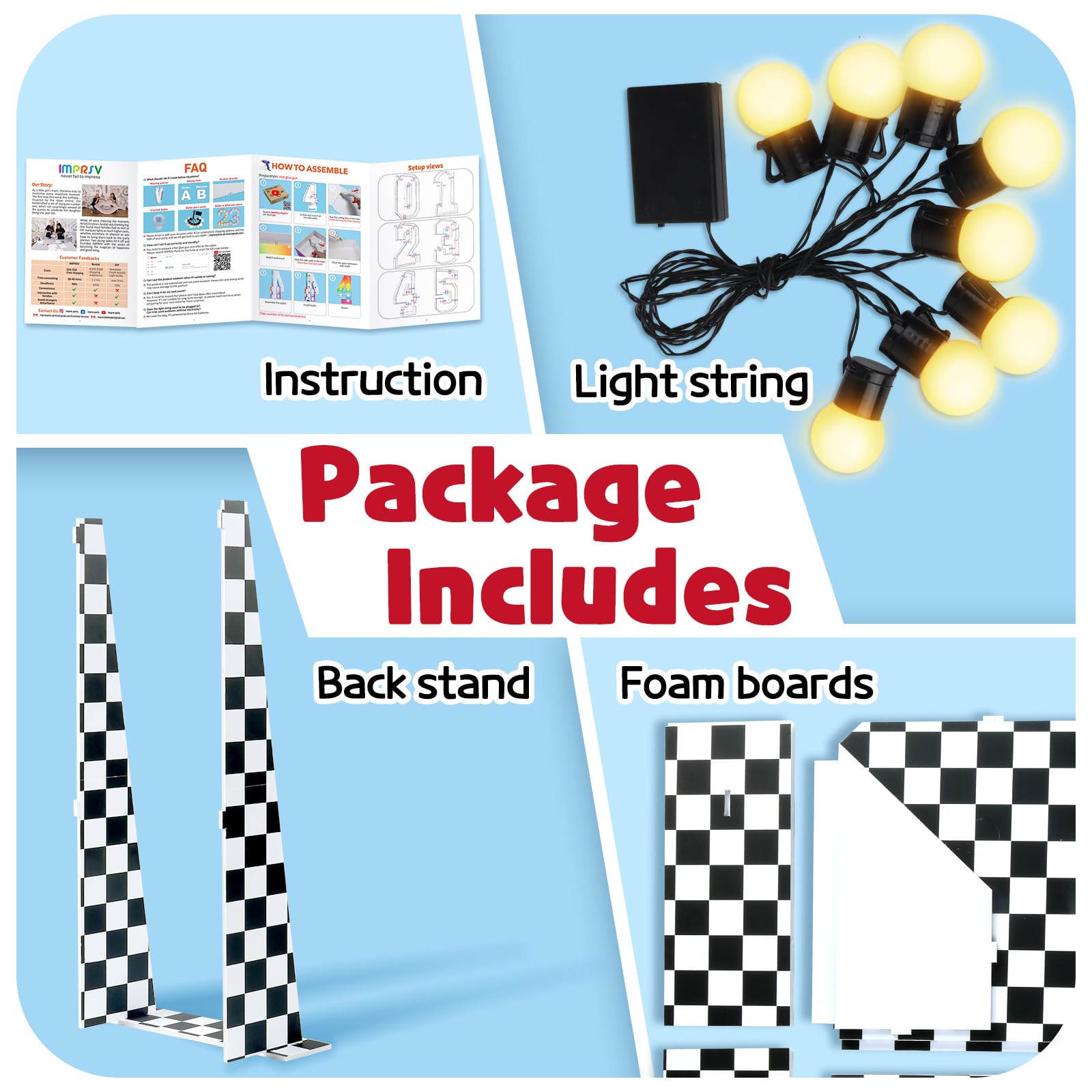 Snapklik.com : Marquee Numbers Race Car Birthday-Decorations: 3ft Large ...