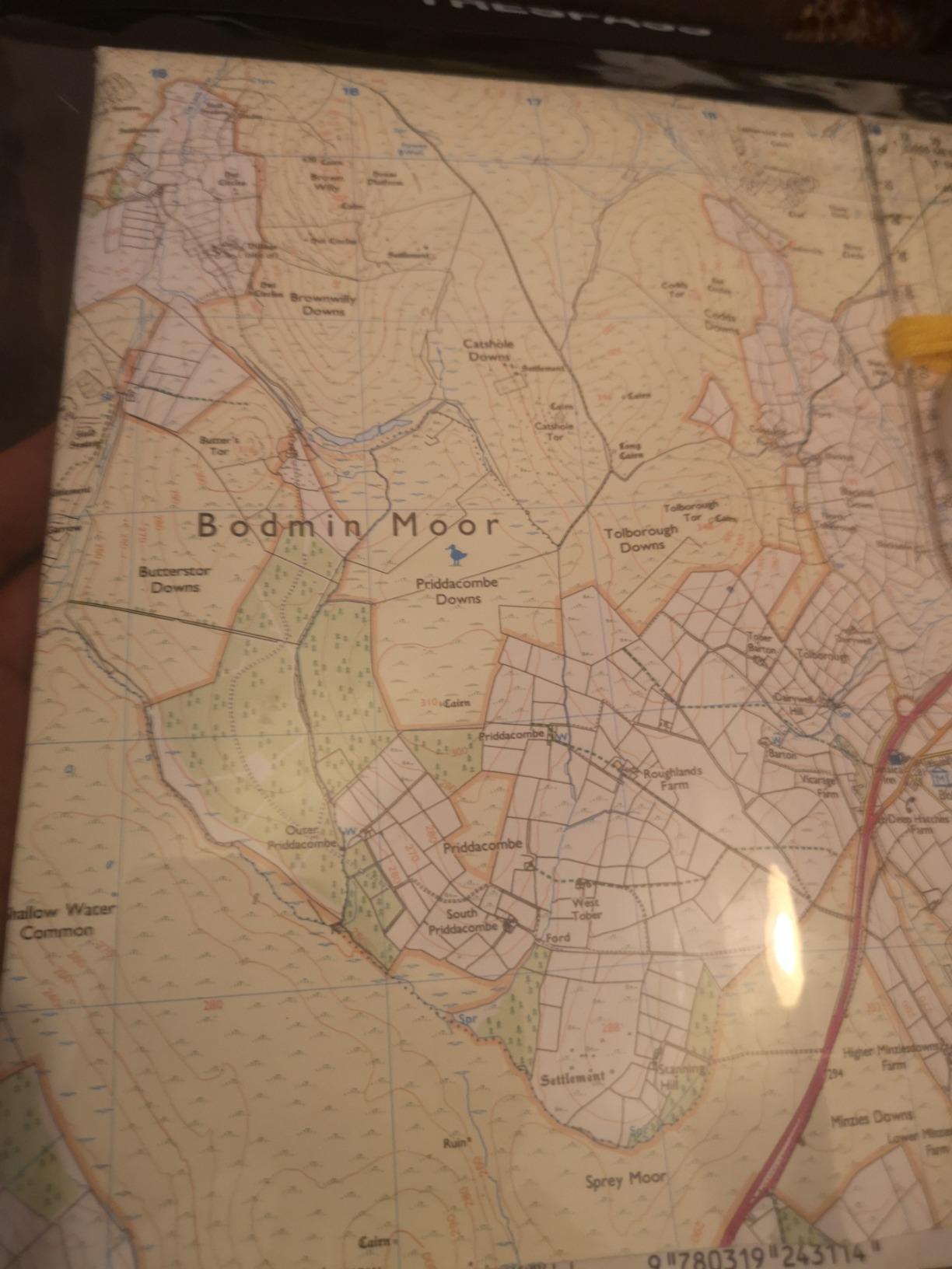 Bodmin Moor Map | Bodmin, Camelford & Liskeard | Ordnance Survey | OS ...