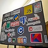 Amazon.com: ULSEIGN 120 PCS Computer Programming Language Stickers ...