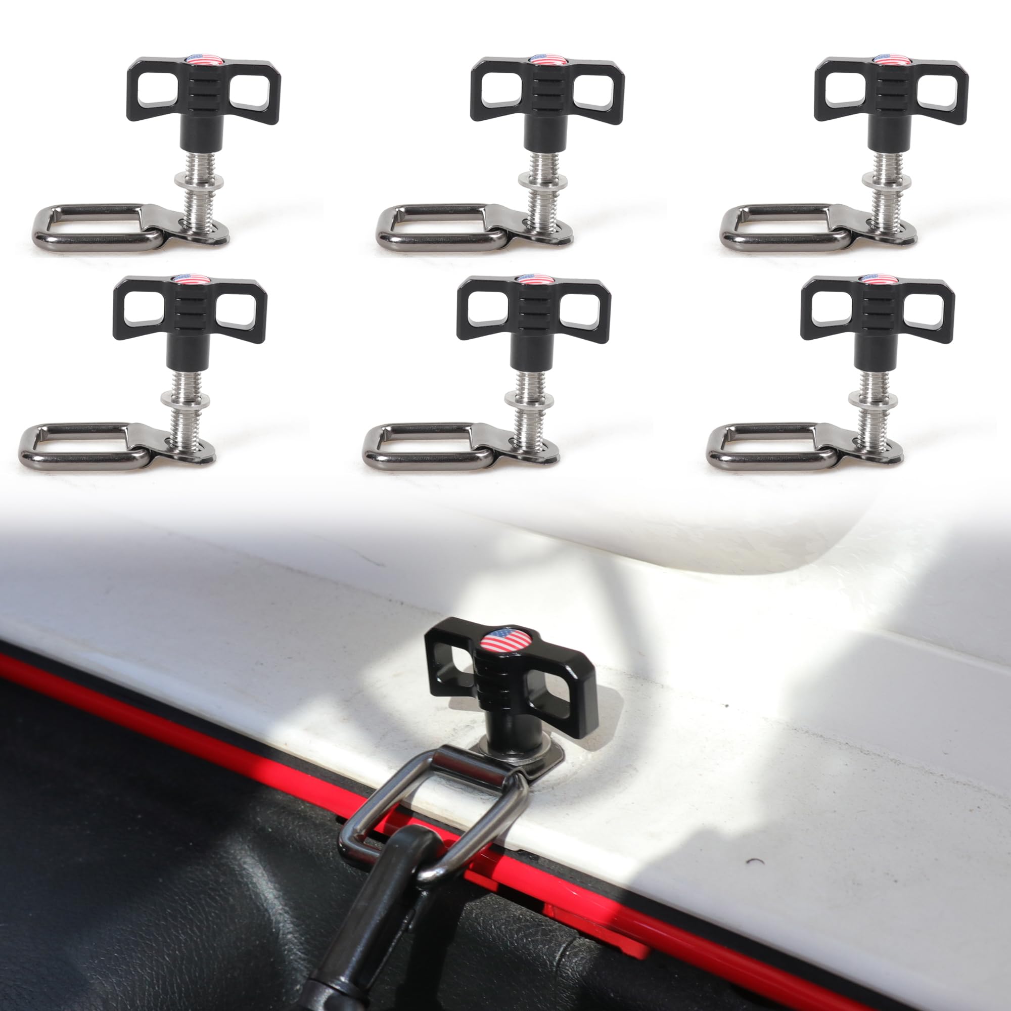 Buy RERPRO Hardtop Removal Lift Quick Release Bolts Thumb Screws for ...