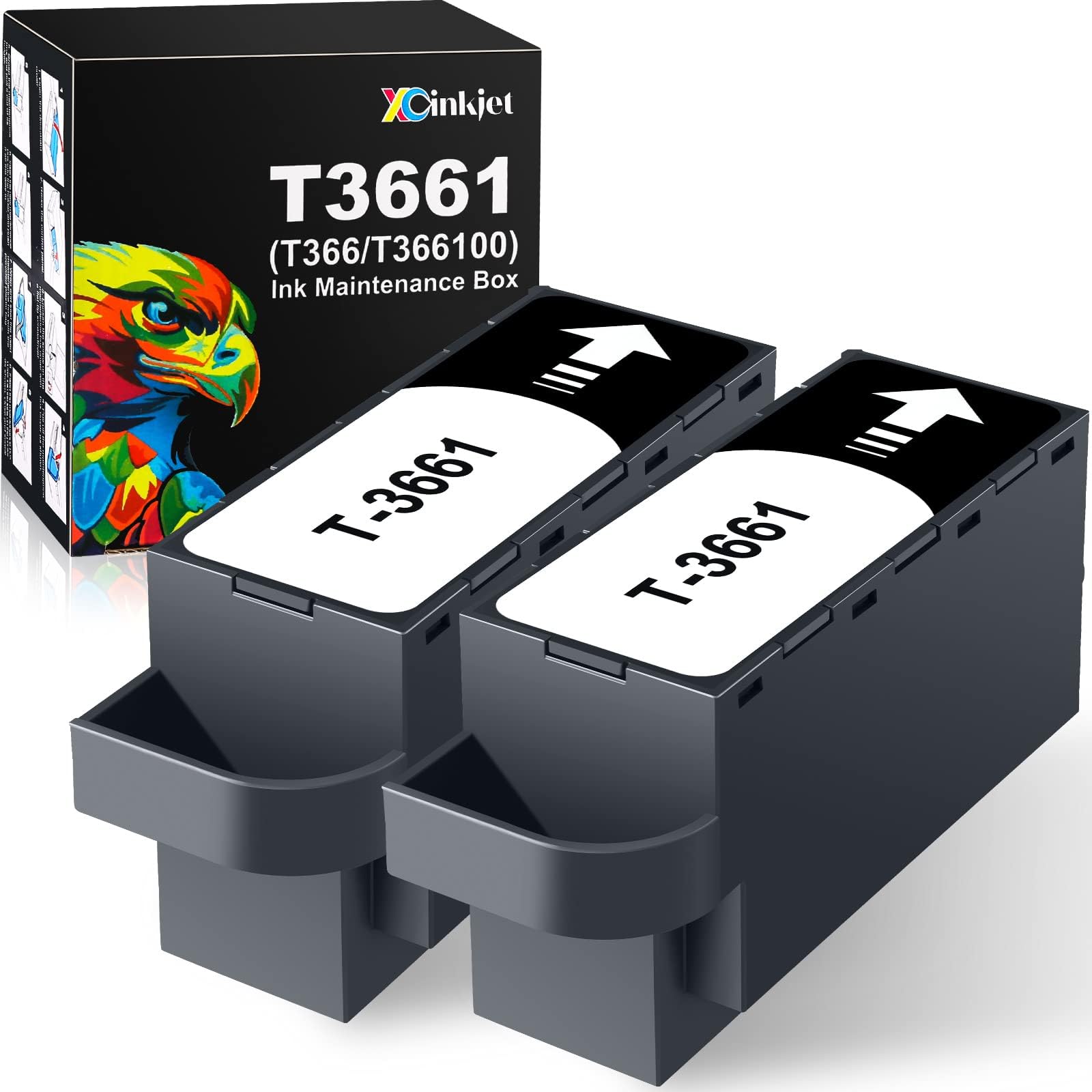 Amazon.com: T3661 Ink Maintenance Box Replacemenr for epson T366100 ...
