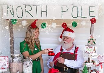 Amazon.com: BALORAY Santa Hat for Adults Big Santa Hat Comfort Double ...