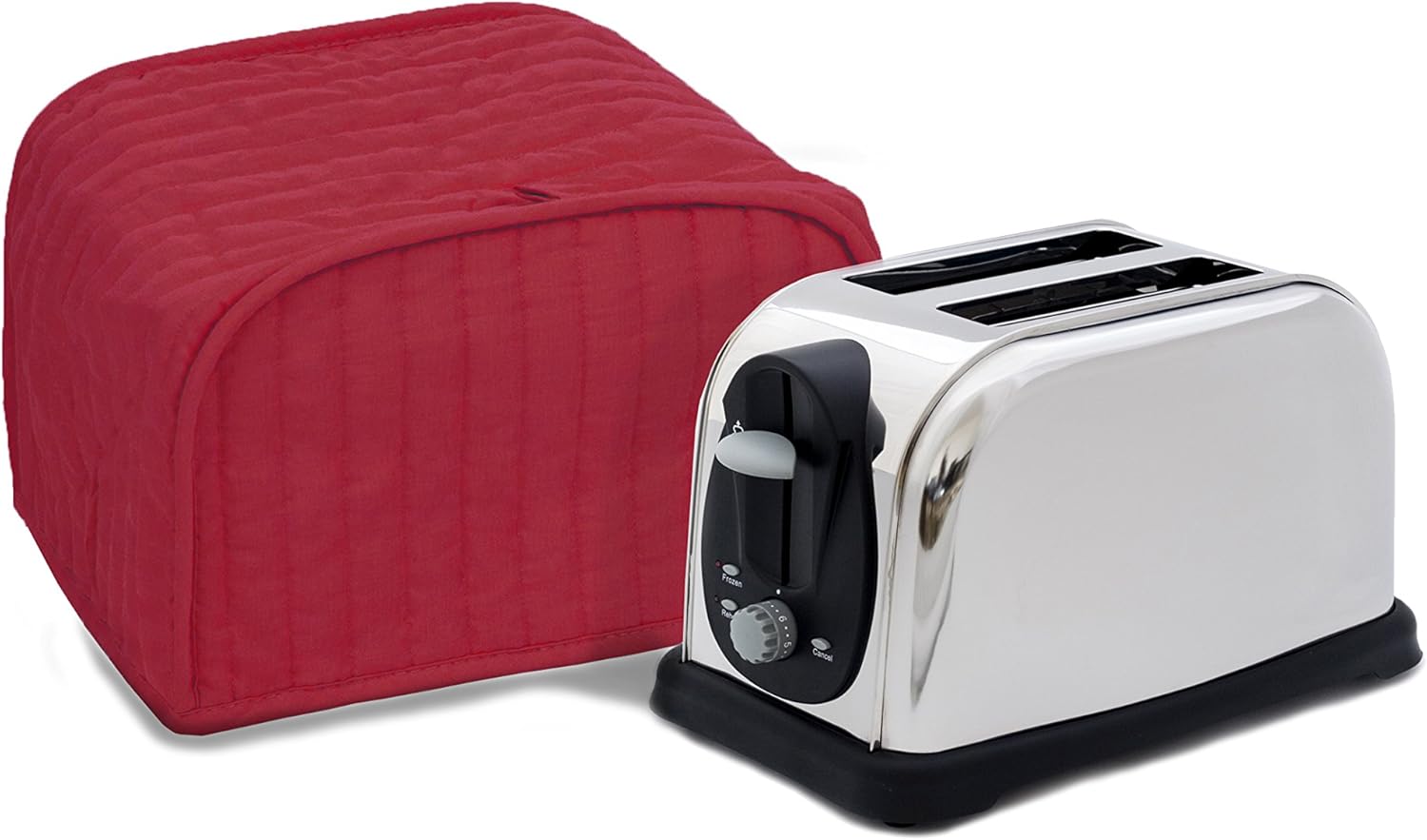 RITZ Polyester / Cotton Quilted Two Slice Toaster Appliance Cover, Dust ...