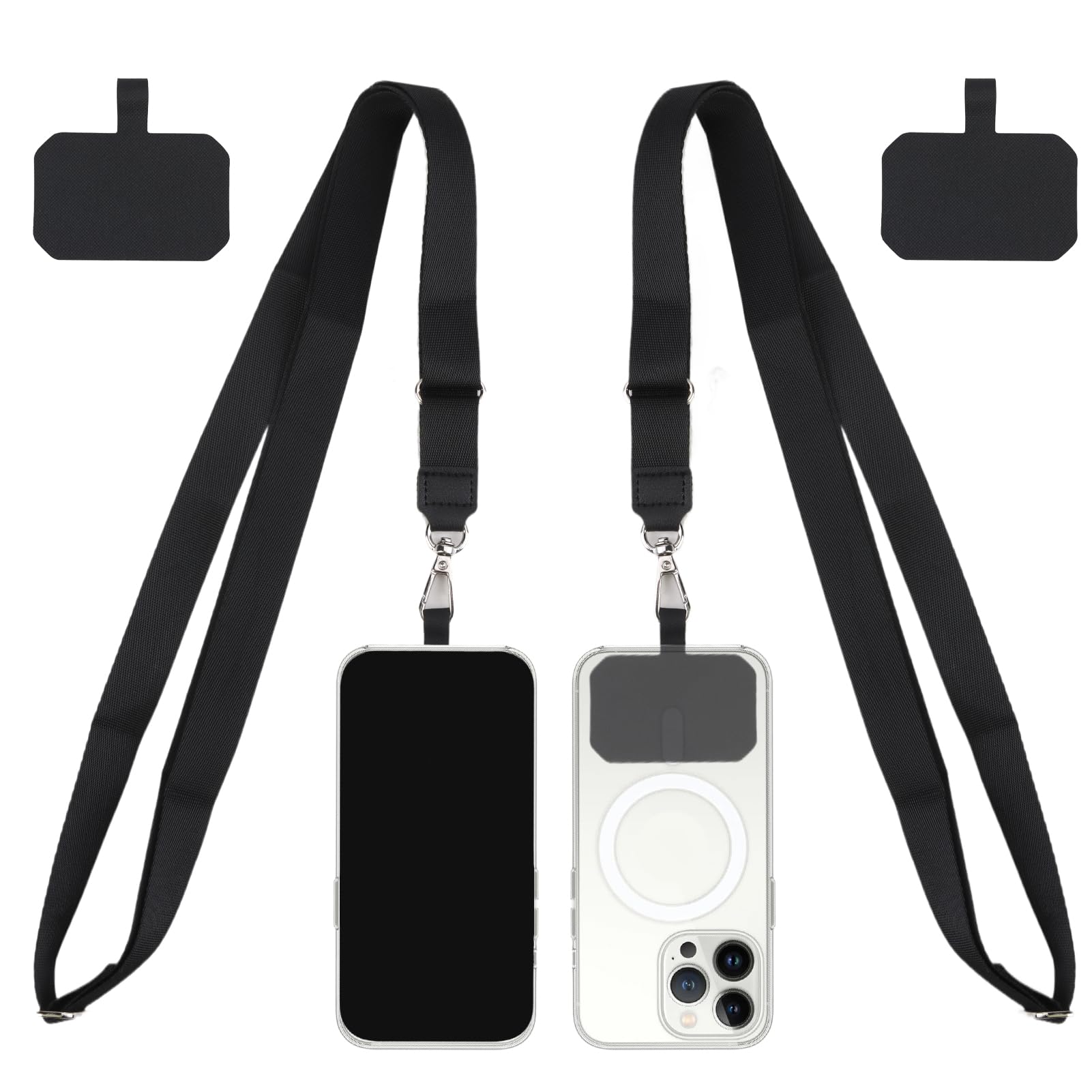 Fascetta 2 Packs Phone Lanyard Adjustable Phone Strap Set Universal ...